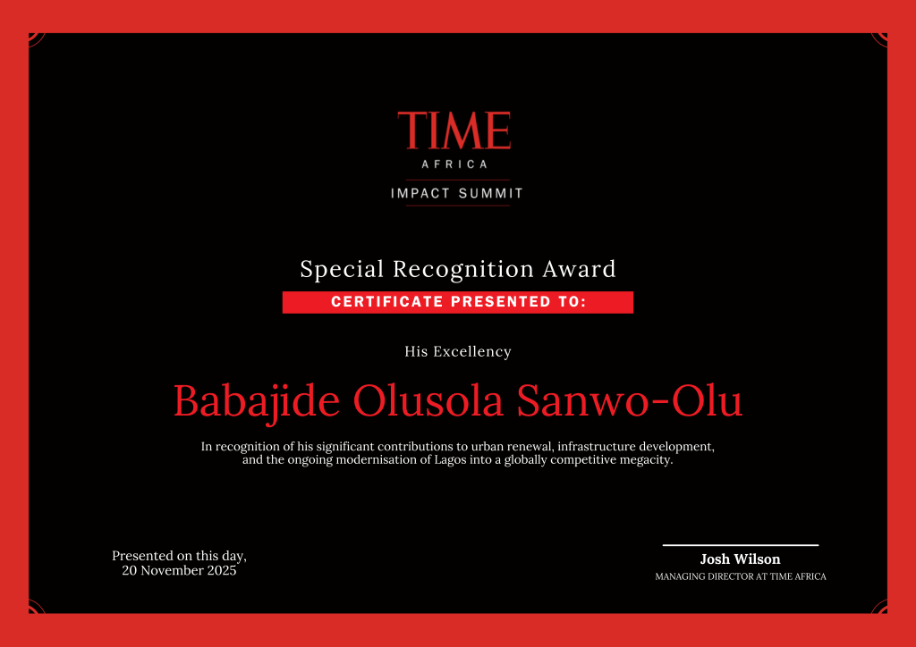 Lagos at the Vanguard: Why Governor Babajide Sanwo-Olu Received the ...